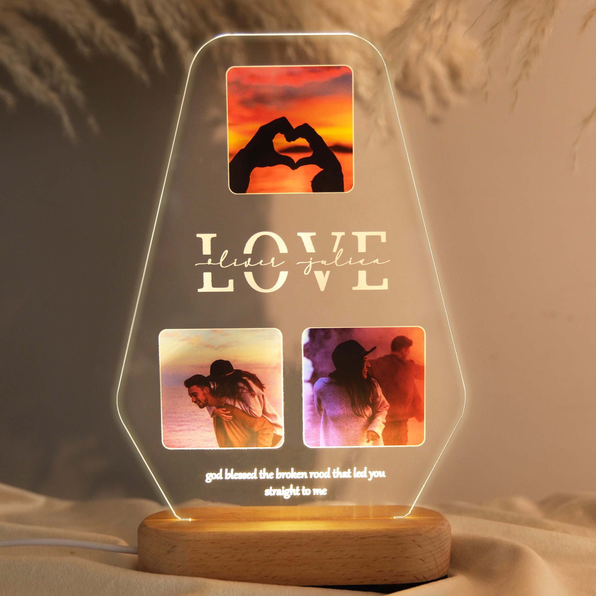 Personalized Pear Love Acrylic Plaque Custom Gift - Hun Concept